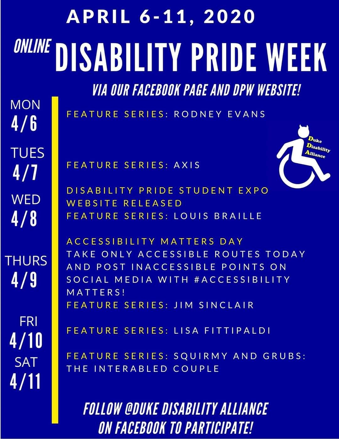 ONLINE: Disability Pride Week 2020 | FHI Health Humanities Lab (HHL) at ...